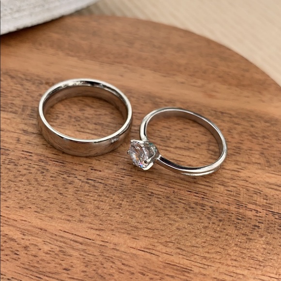 Jewelry | 2 Piece Wedding Ring Set | Poshmark